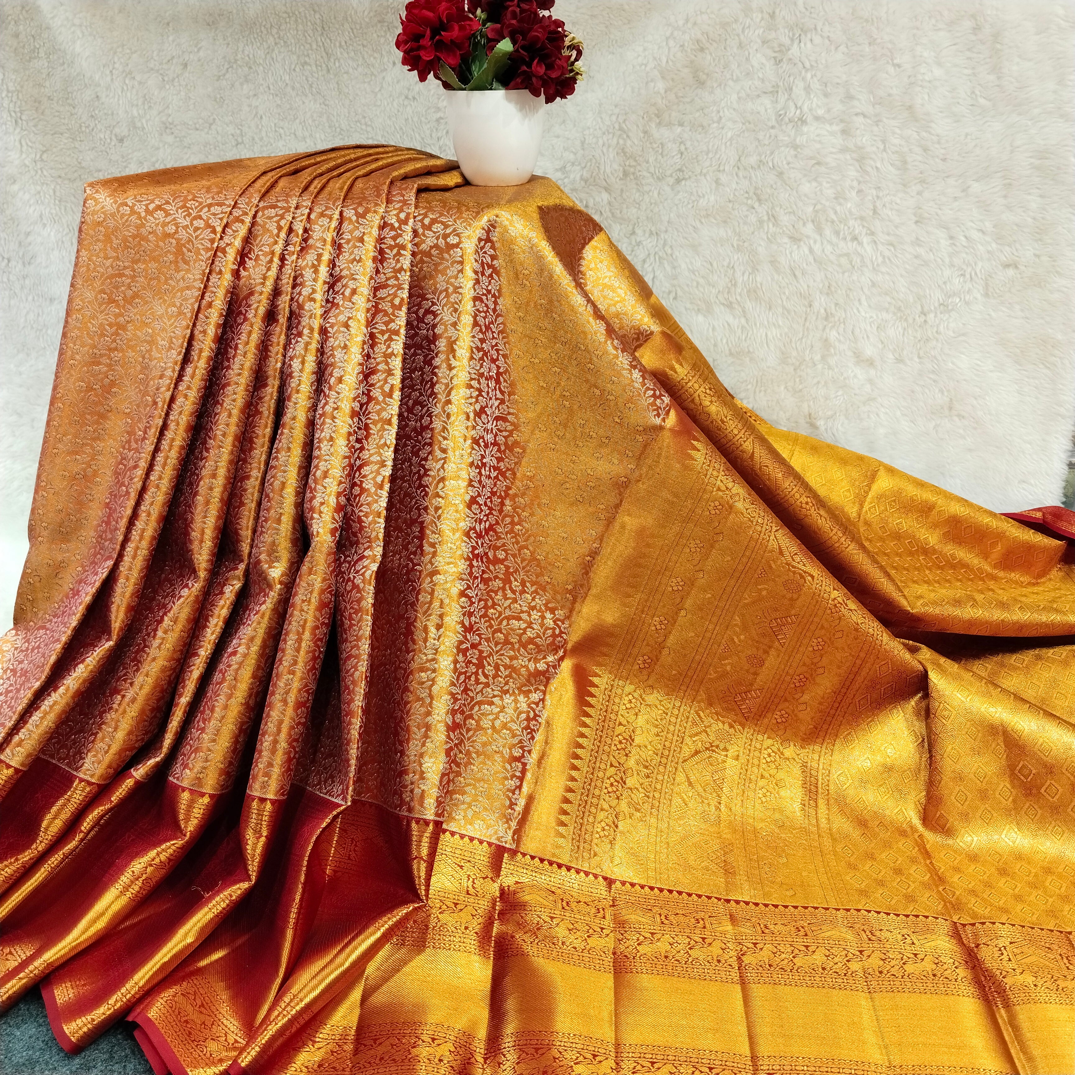 Kanchi Pattu Bridal Sarees – Ambica Wedding Mall